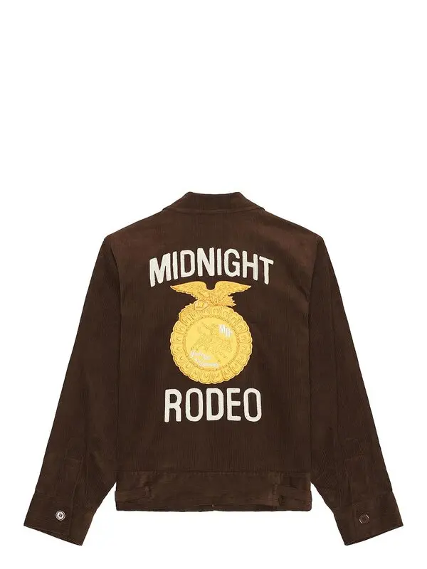 MIDNIGHT RODEO Ffa Trucker Jacket - Brown