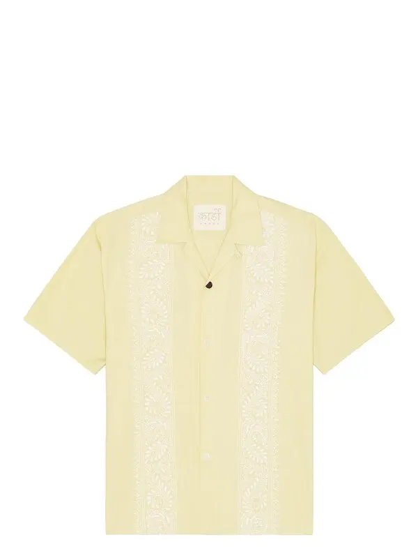 KARDO Ronen Shirt In Yellow - Ray Flower