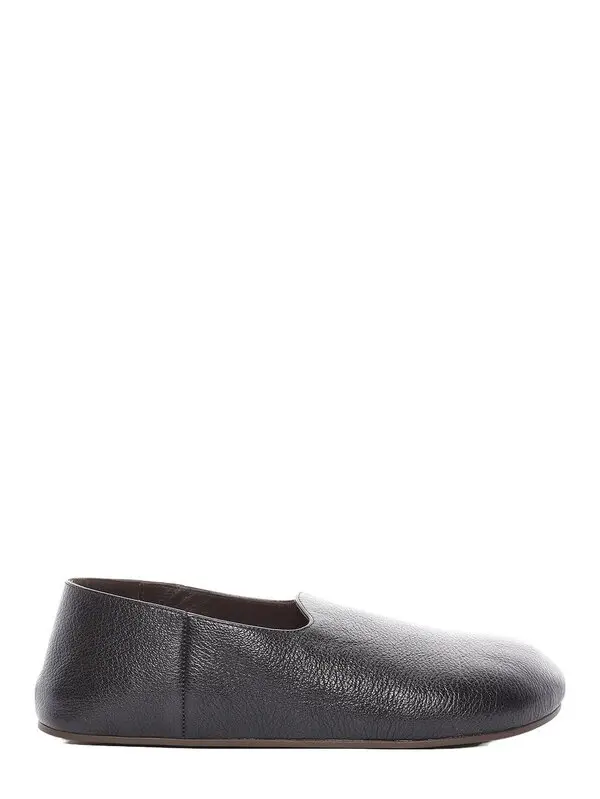 THE ROW Hugh Slippers - Black