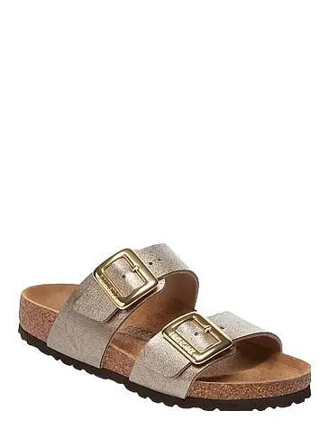 Pink Birkenstock Sydney Birko-flor® Sandals - Brown