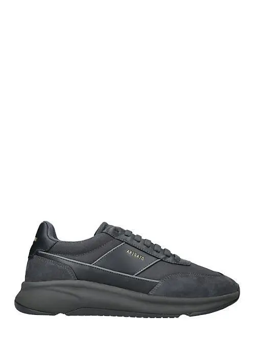 Axel Arigato Genesis Neo Runner Suede And Leather Low-top Trainers - Black