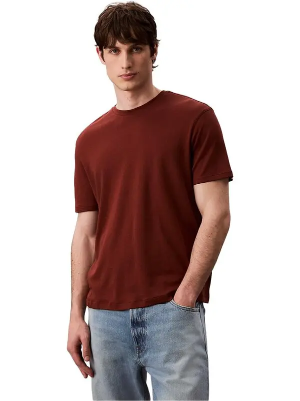 Calvin Klein Supima Cotton Crewneck T-shirt - Academic Red