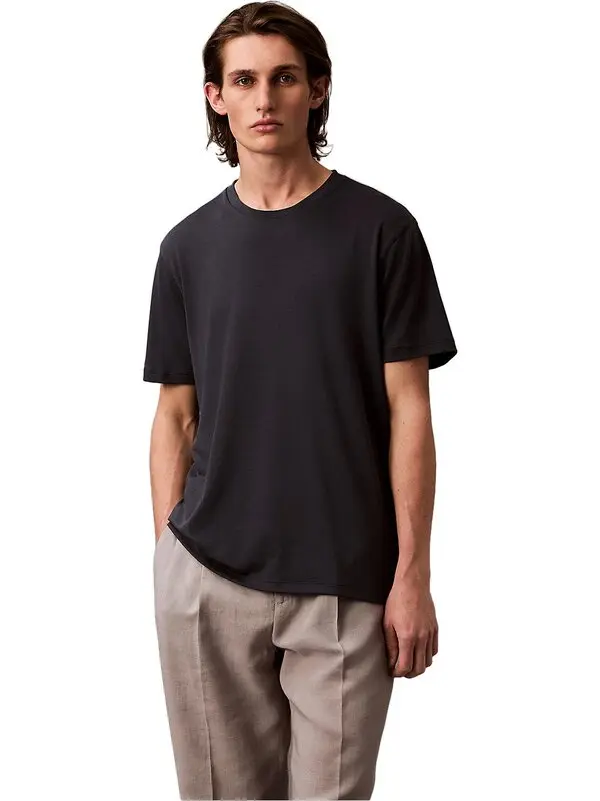 Calvin Klein Supima Cotton Crewneck T-shirt - Dark Sapphire