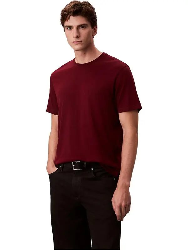 Calvin Klein Supima Cotton Crewneck T-shirt - Renaissance Red