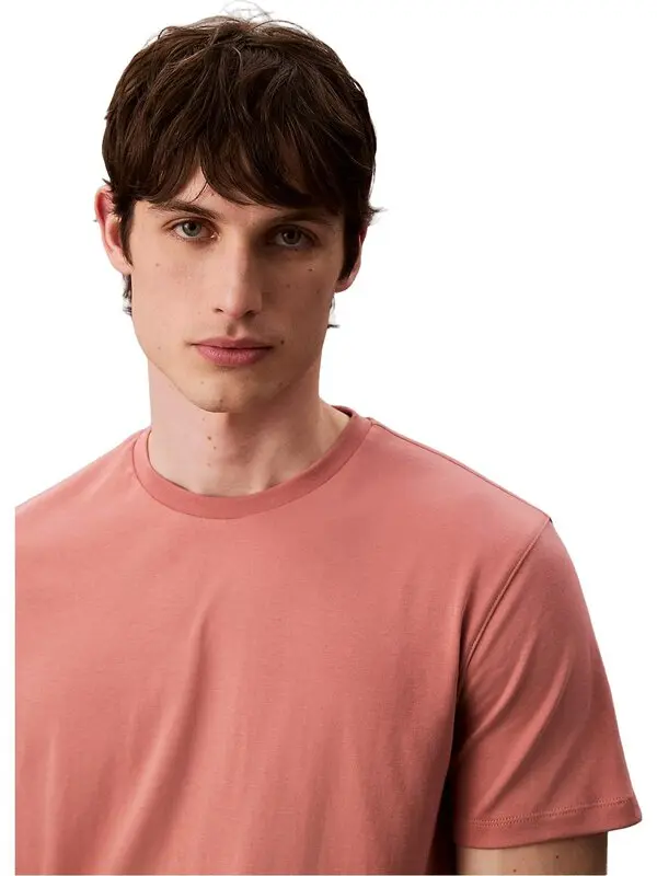 Calvin Klein Supima Cotton Crewneck T-shirt - Sunset Rose