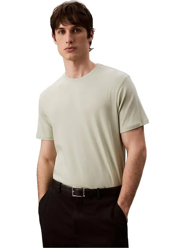 Calvin Klein Supima Cotton Crewneck T-shirt - Tender Greens