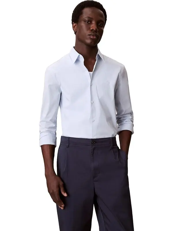 Calvin Klein Slim Stretch Button-down Shirt - Plein Air