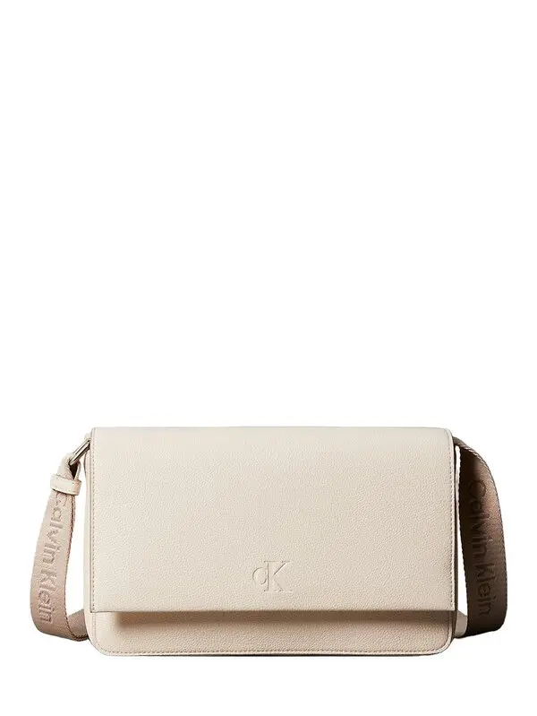 Calvin Klein All Day Flap Crossbody Bag - Morn