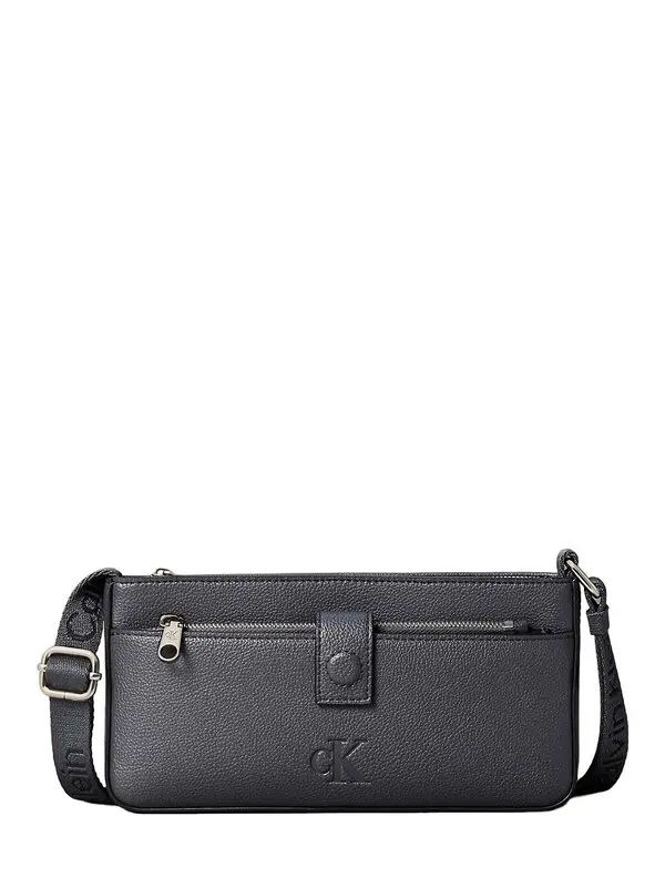 Calvin Klein All Day Phone Zip Crossbody Bag - Blacked Pearl