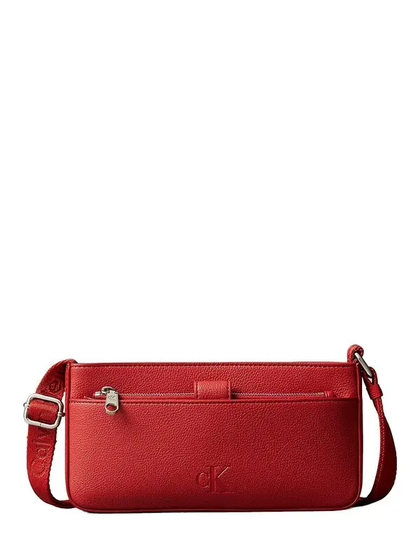 Calvin Klein All Day Phone Zip Crossbody Bag - Lava Falls