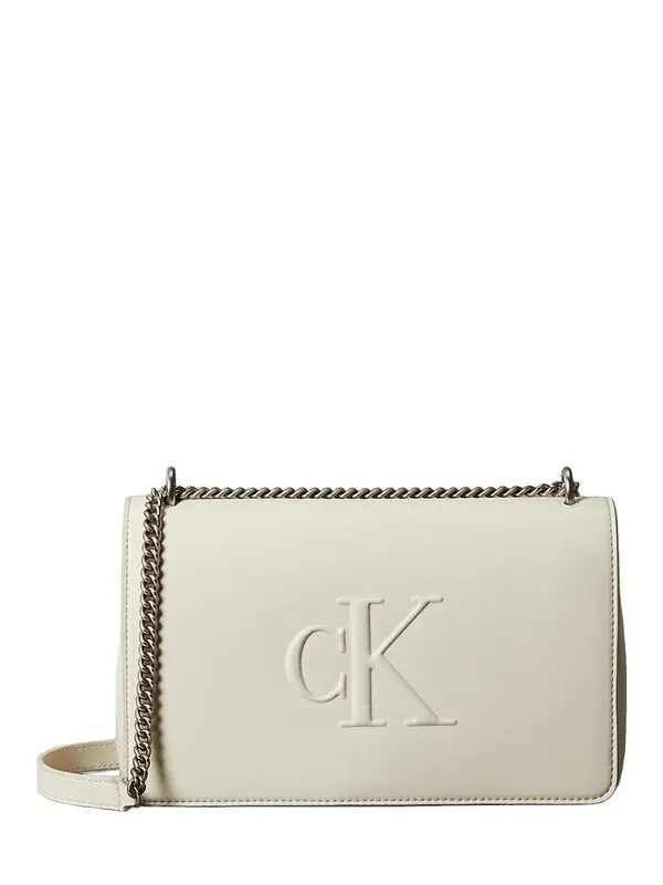 Calvin Klein Sculpted Impression Crossbody Bag - Morn