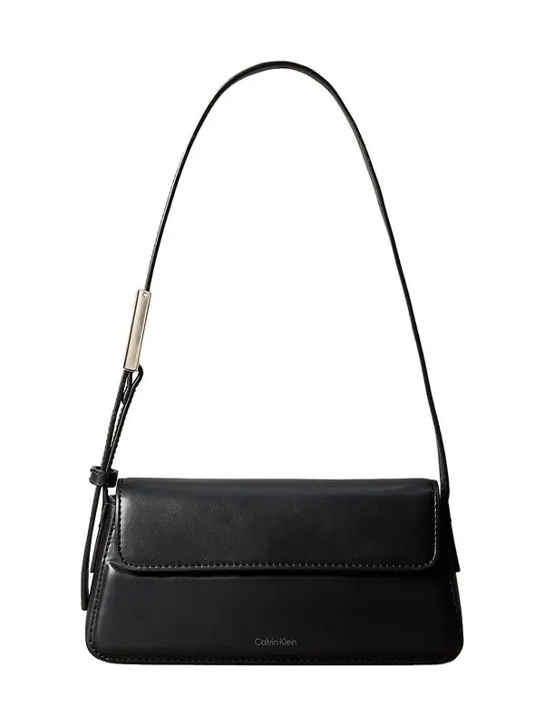 Calvin Klein Belted Shoulder Bag - Black