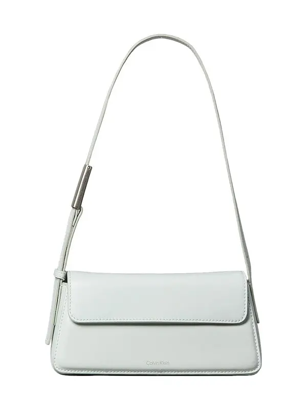 Calvin Klein Belted Shoulder Bag - Sky Gray