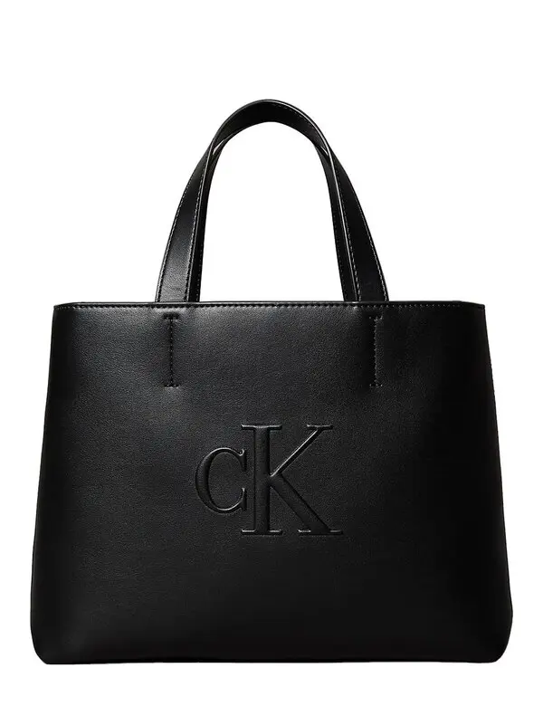 Calvin Klein Sculpted Impression Mini Tote Bag - Black