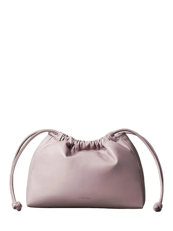 Calvin Klein Drawstring Crossbody Bag - Quail