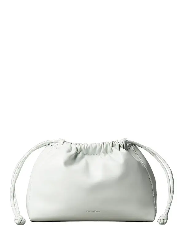 Calvin Klein Drawstring Crossbody Bag - Sky Gray