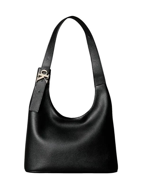 Calvin Klein Archive Hardware Buckle Shoulder Bag - Black