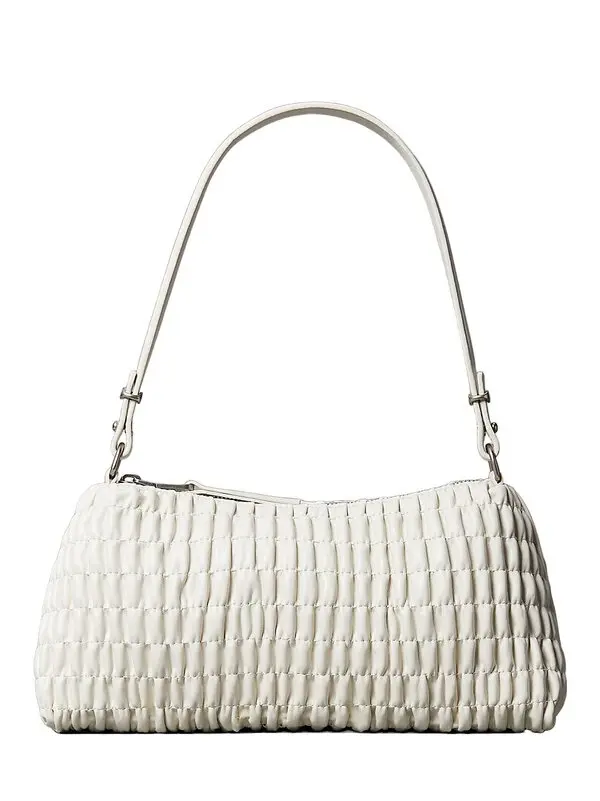 Calvin Klein Ruched Shoulder Bag - Chalk