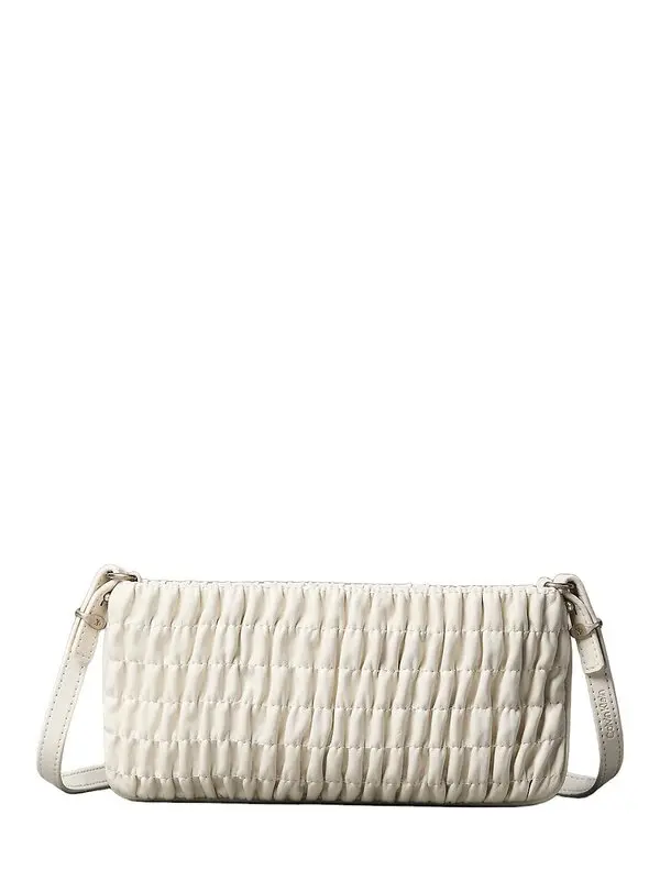 Calvin Klein Ruched Shoulder Bag - Chalk