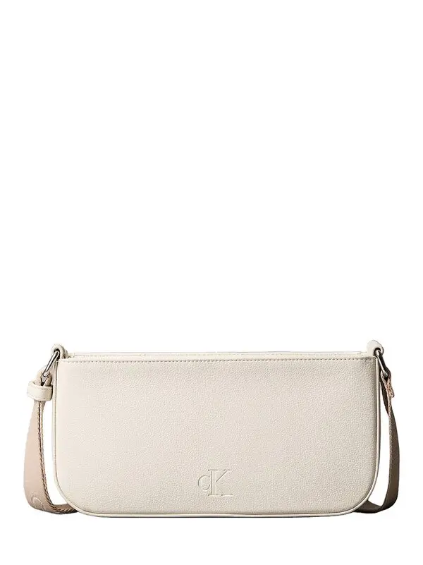 Calvin Klein All Day Shoulder Pouch - Chalk