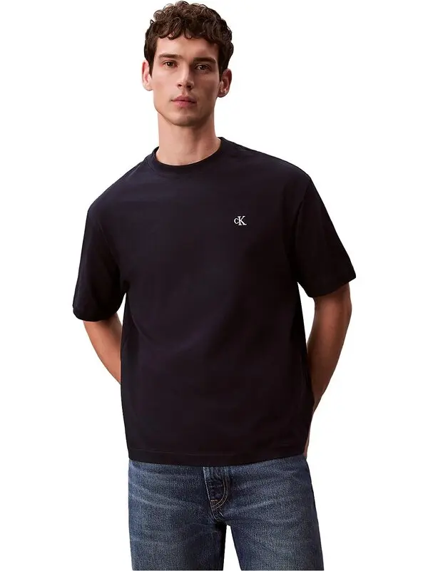 Calvin Klein Archive Logo Relaxed Crewneck T-shirt - Dark Sapphire