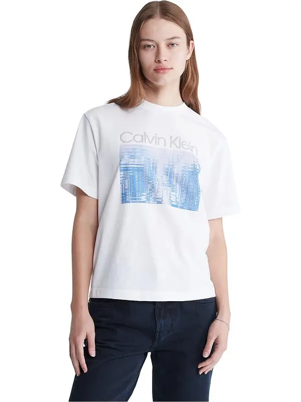Calvin Klein Monogram Logo T-shirt - Brilliant White