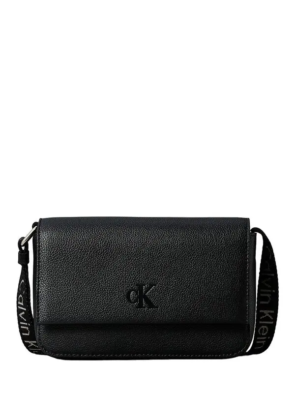 Calvin Klein Phone Flap Crossbody Bag - Black