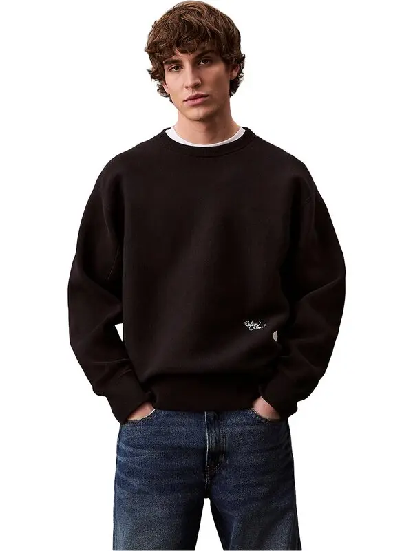 Calvin Klein Milano Knit Pullover - Black