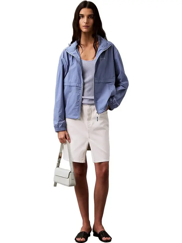 Calvin Klein Relaxed Cropped Bomber Jacket - English Manor