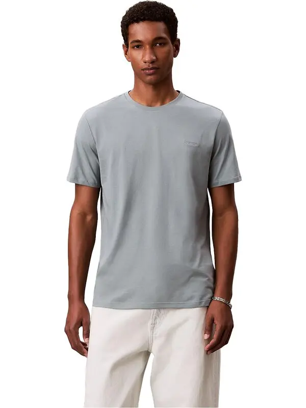 Calvin Klein Liquid Touch Crewneck T-shirt - Lead