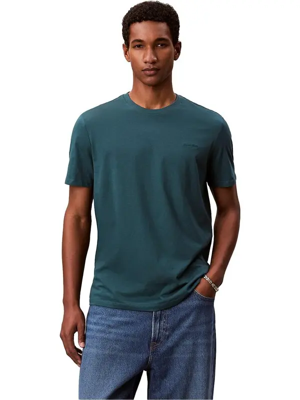 Calvin Klein Liquid Touch Crewneck T-shirt - Tahoe Green