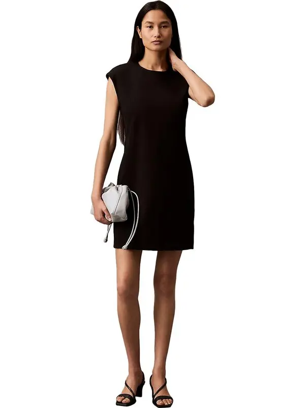 Calvin Klein Ponte Knit Bodycon Dress - Black