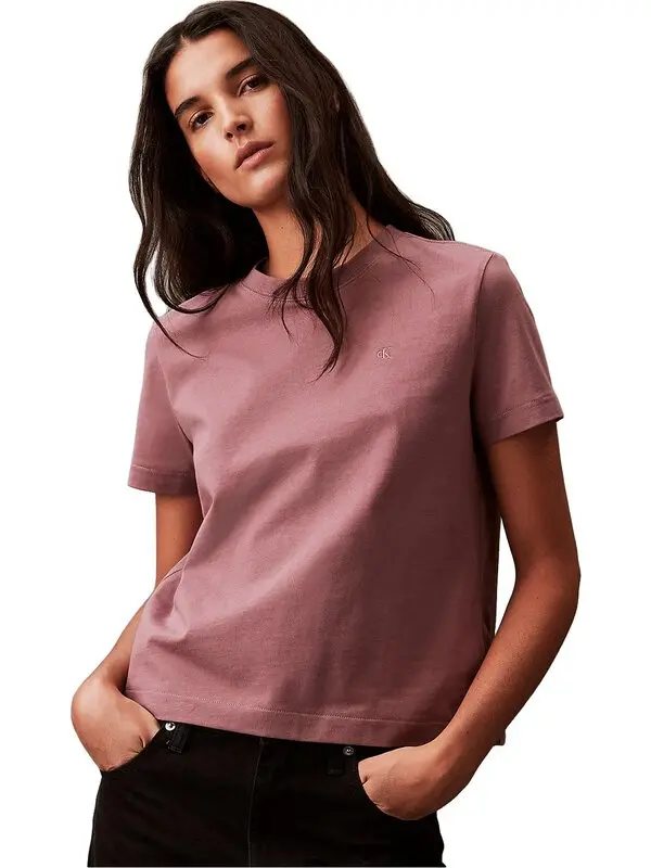 Calvin Klein Archive Logo T-shirt - Capri Rose