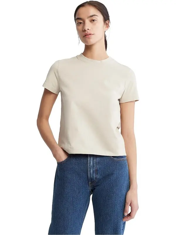 Calvin Klein Archive Logo T-shirt - Unbleached
