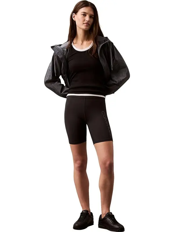 Calvin Klein High-rise Bike Shorts - Black