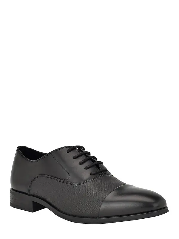 Calvin Klein Leather Dress Shoe - Black