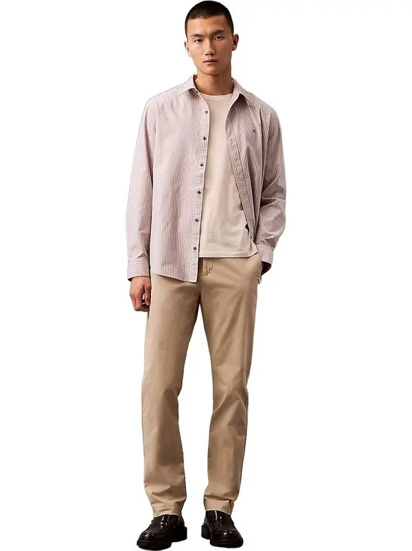 Calvin Klein Cotton Flex Chino - Plaza Taupe