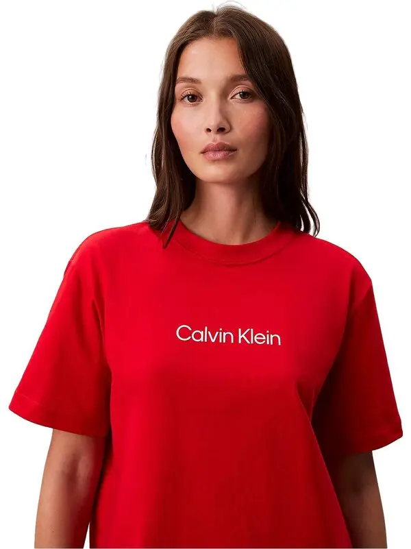 Calvin Klein Standard Logo Boxy Fit Crewneck T-shirt - Adrenaline Rush