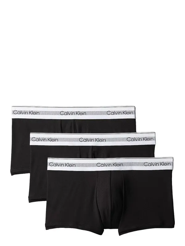 Calvin Klein Modern Air 3-pack Low Rise Trunk - Black