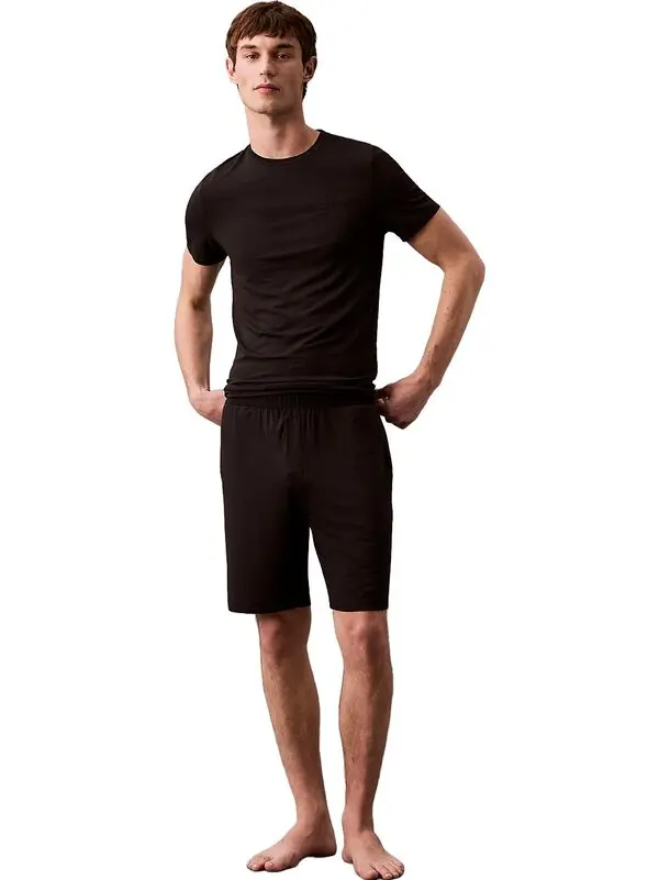 Calvin Klein Ultra Soft Modal Sleep Shorts - Black