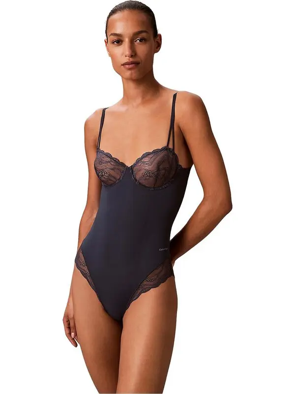 Calvin Klein Sensual Stretch Lace Bodysuit - Speakeasy