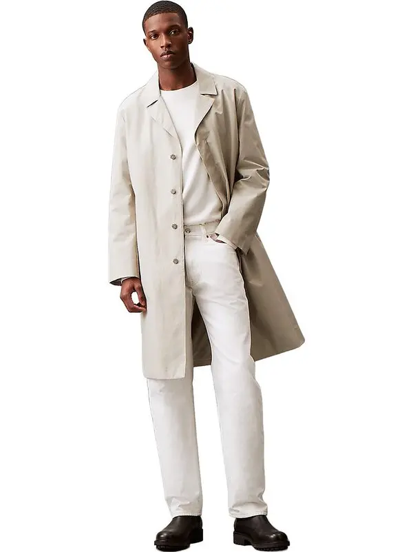 Calvin Klein Classic Trench Coat - Abbey Stone