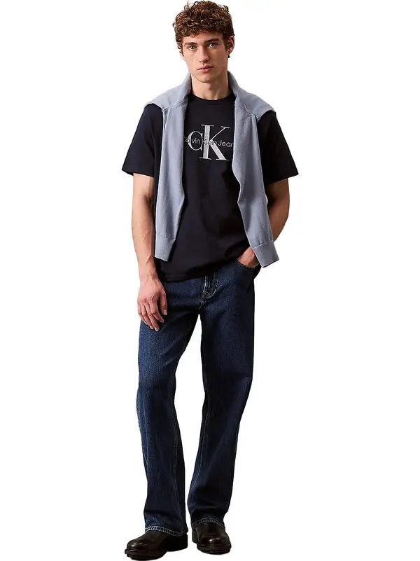 Calvin Klein Monologo Tee - Dark Sapphire