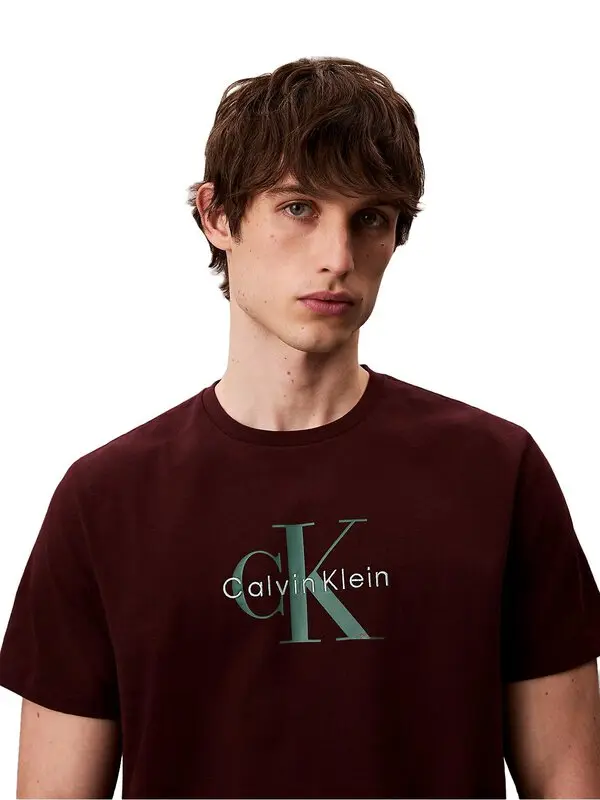 Calvin Klein Monologo Tee - Moroccan Brown