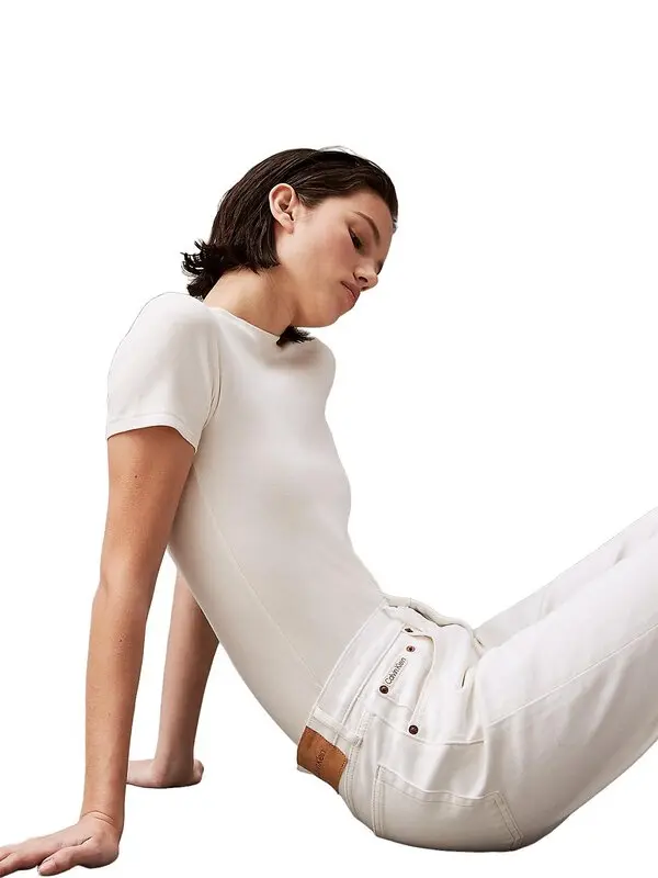 Calvin Klein Soft Cotton Tee - Antique White