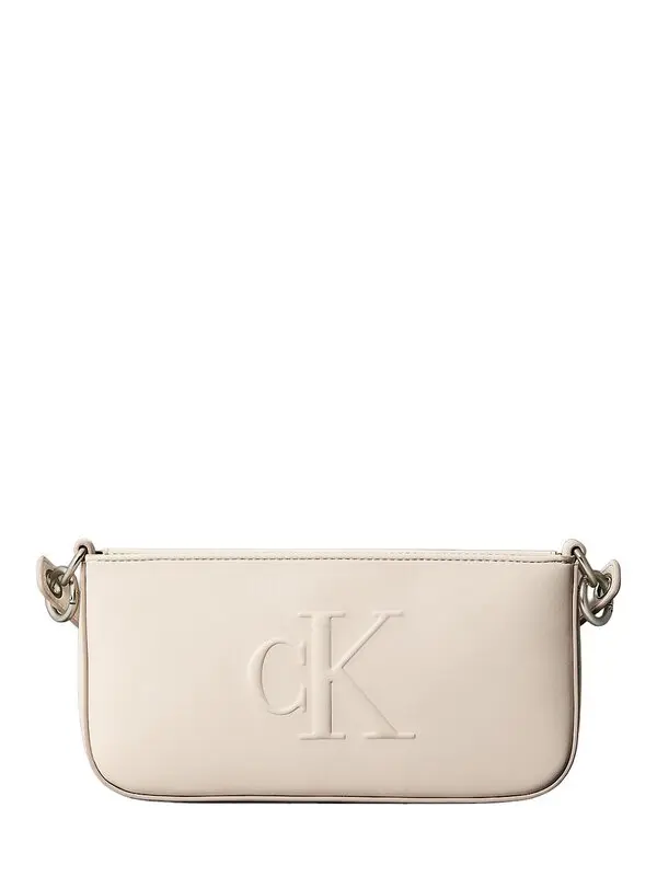 Calvin Klein Sculpted Impression Shoulder Bag - Morn