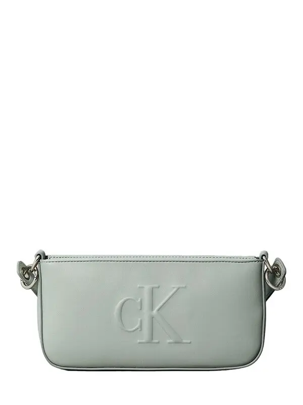 Calvin Klein Sculpted Impression Shoulder Bag - Slate
