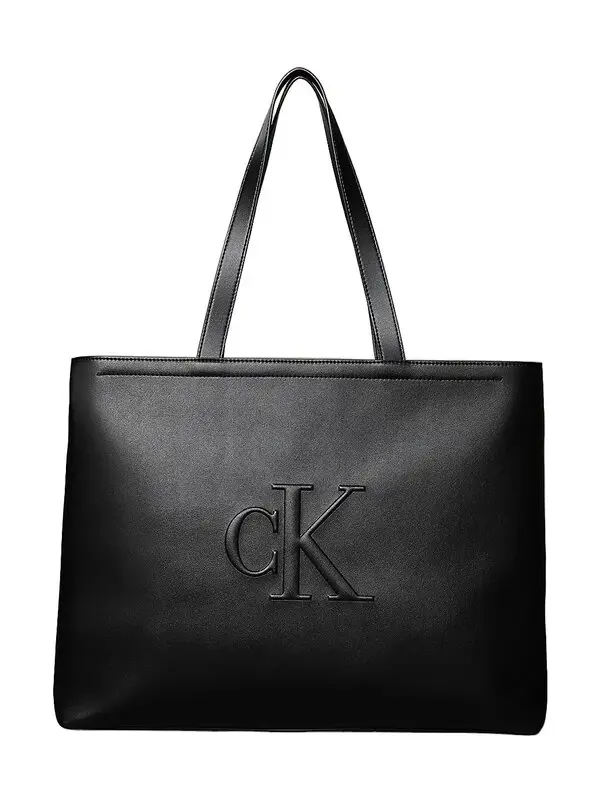 Calvin Klein Sculpted Impression Slim Tote - Black