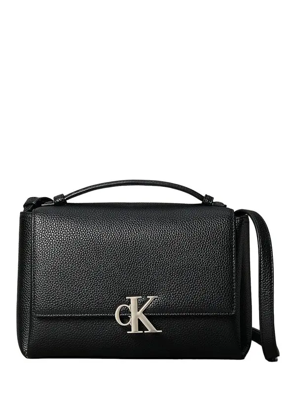 Calvin Klein Archive Hardware Boxy Crossbody Bag - Black