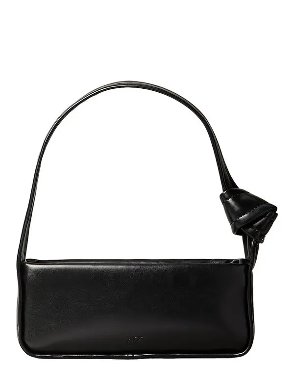 Calvin Klein Knotted Shoulder Bag - Black